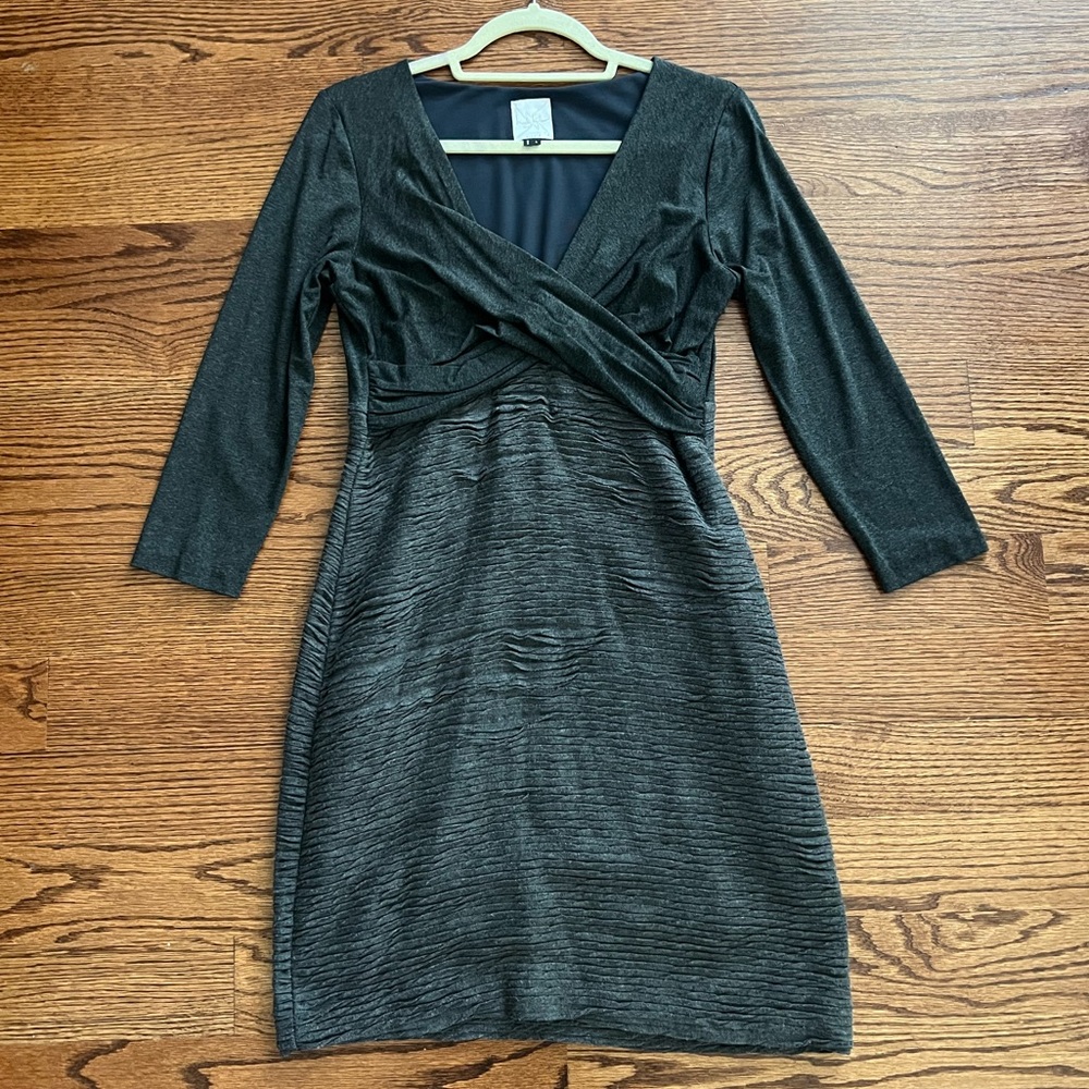 Nicole Miller Studio Ruched Bodycon Dress - Gem